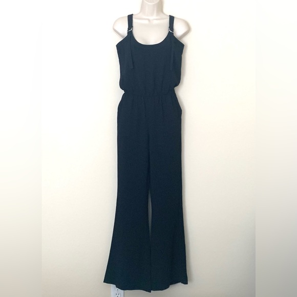 bebe | Pants & Jumpsuits | Bebe Buckle Traps Jumpsuit | Poshmark